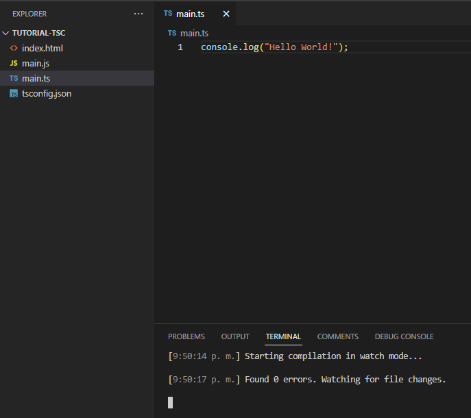 Tutorial Compilación y ejecución del código