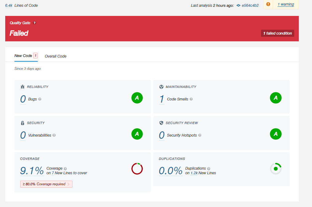 Tutorial Configurar compuertas de calidad en SonarCloud