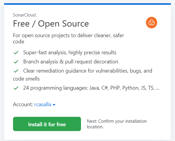 Tutorial subir proyecto a SonarCloud.io
