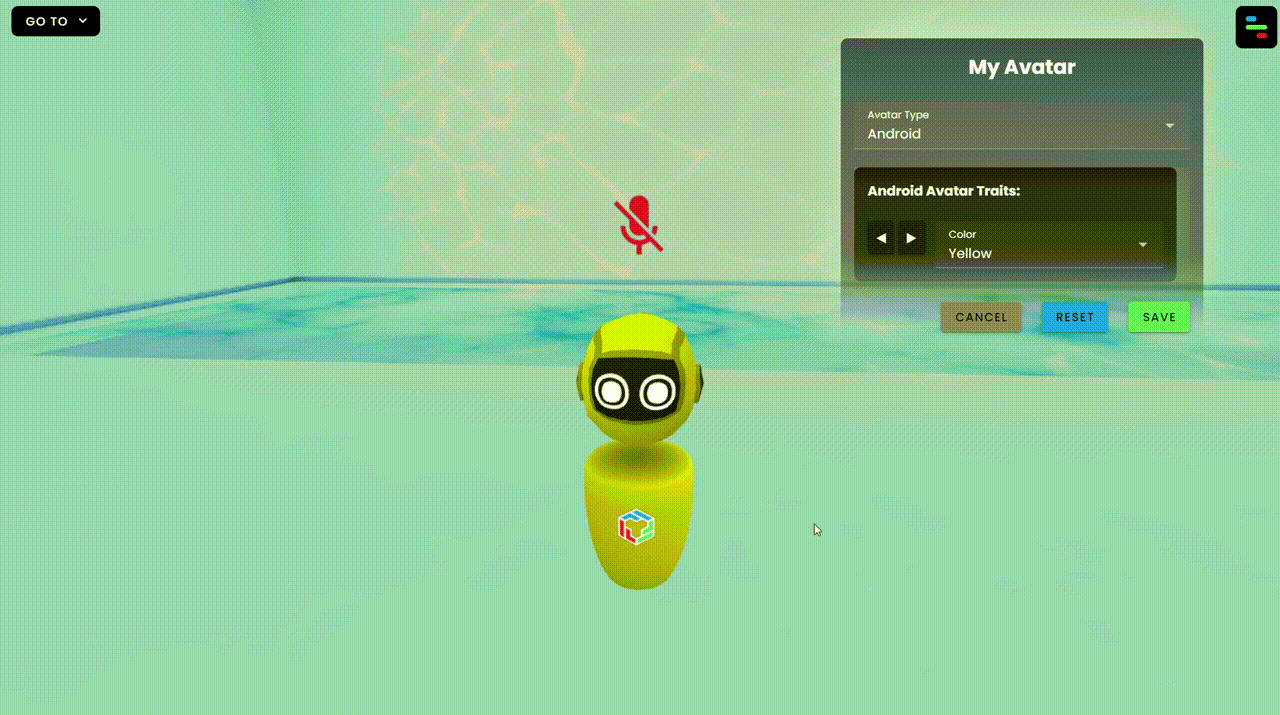Creación de un avatar personalizado en FrameVR