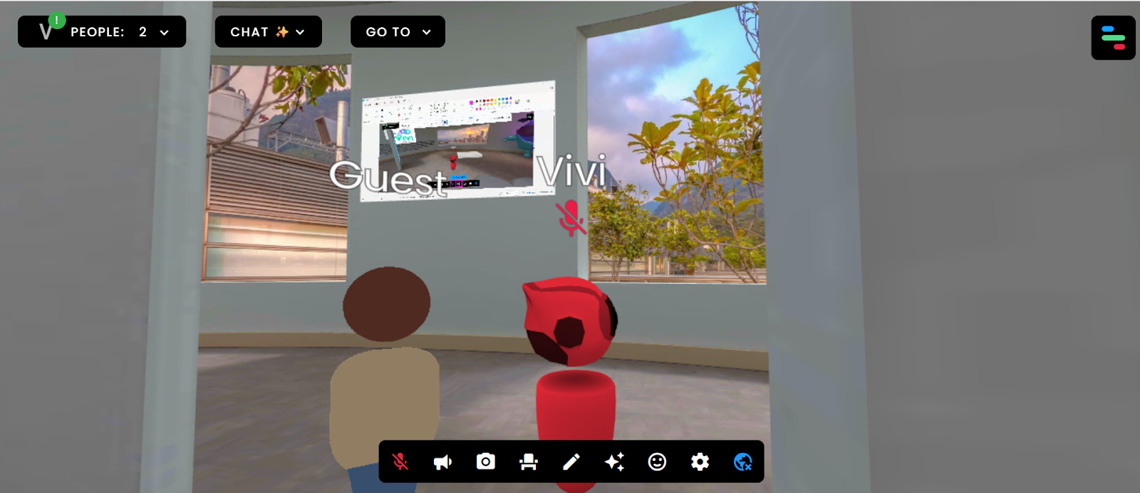 Cómo agregar interacciones predefinidas en FrameVR